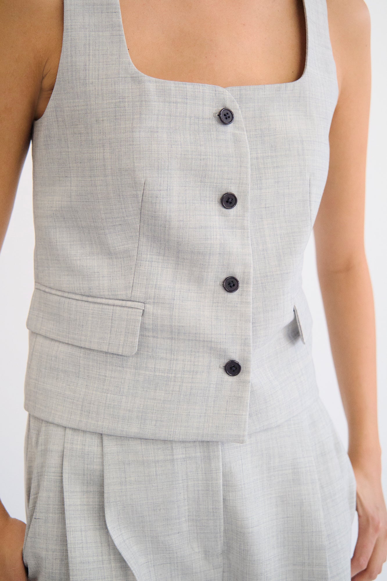 Chaleco Aria Jaspeado